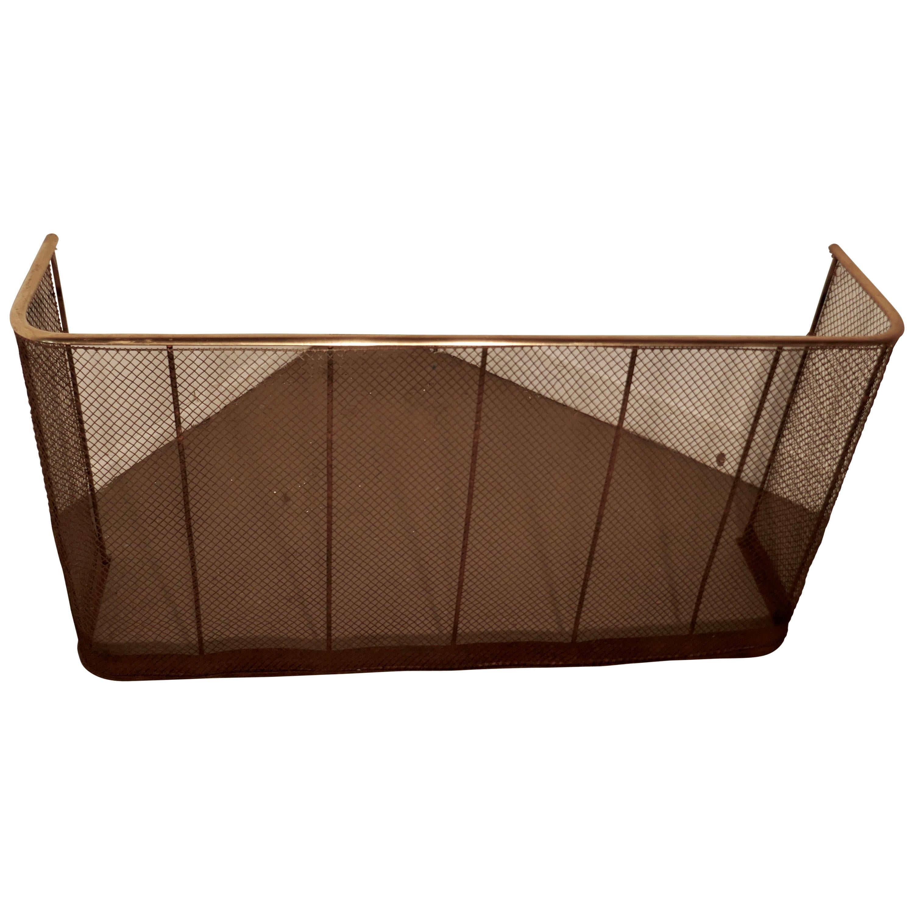 Very Large High Victorian Nursery Guard Fire Fender at 1stDibs