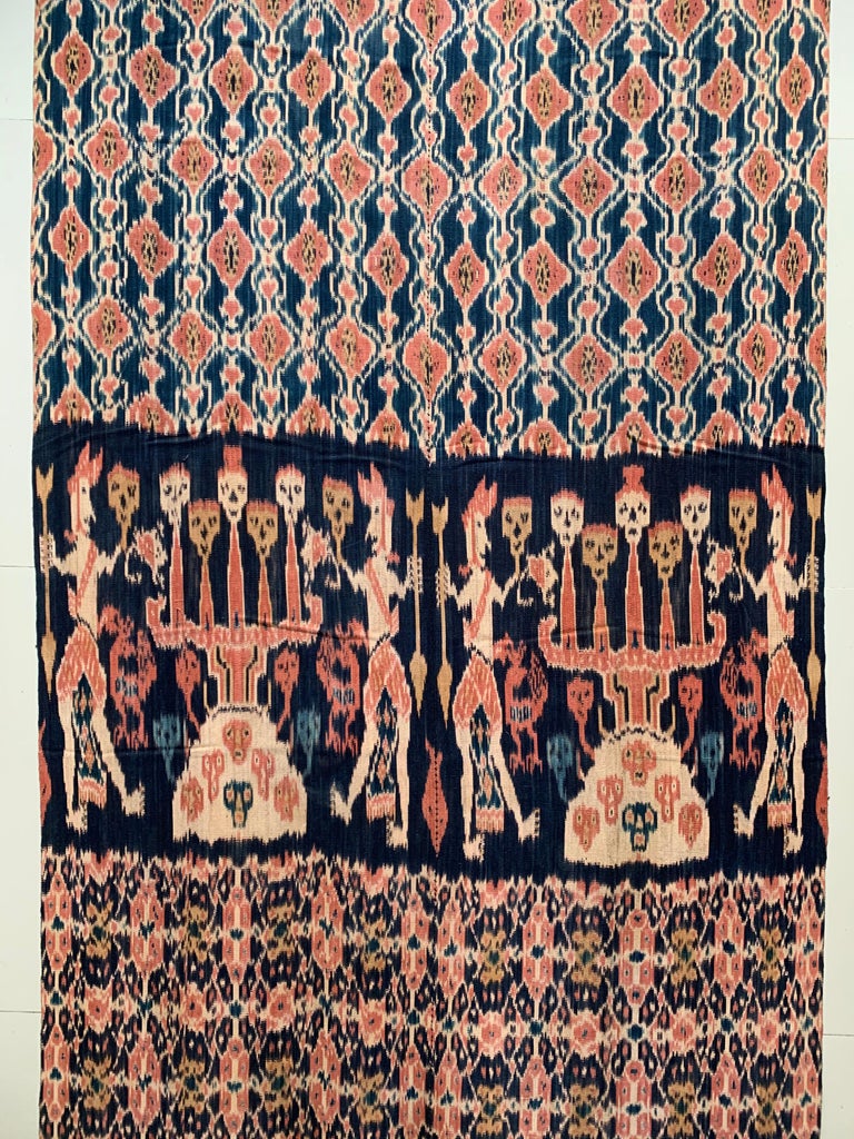 Very Large Ikat Textile from Sumba Island with Stunning Tribal Motifs ...