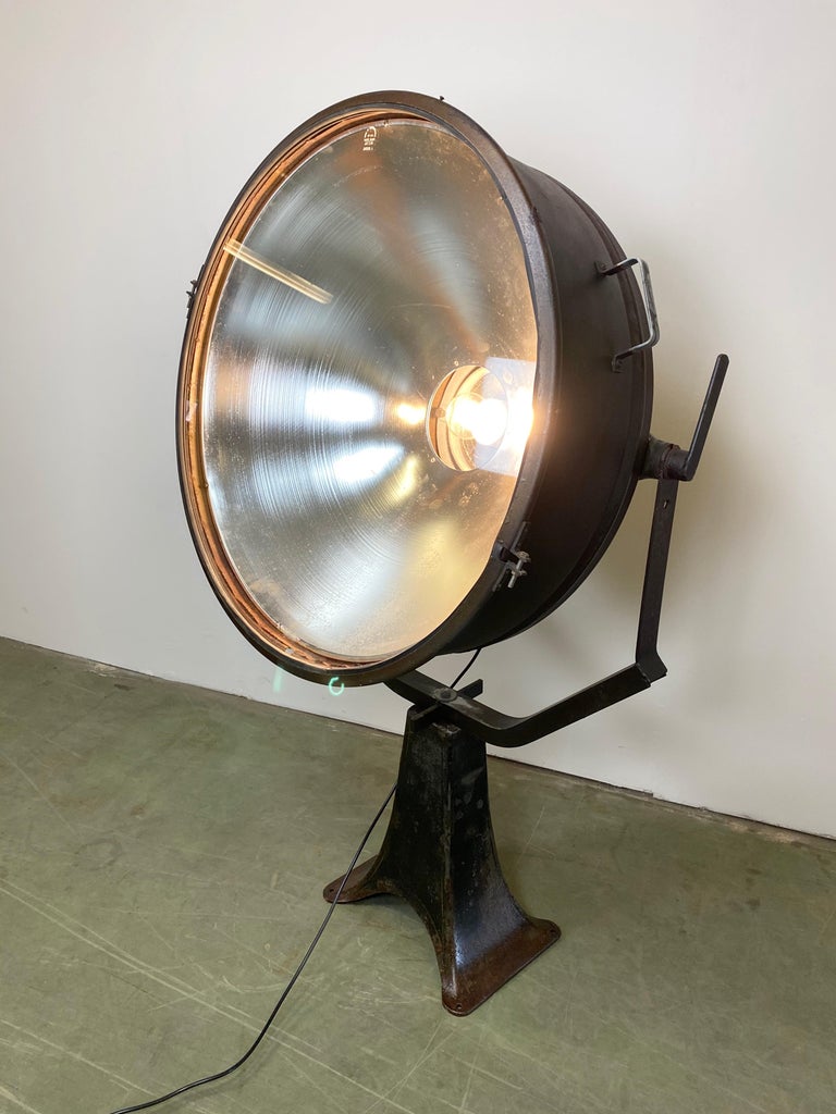Very Large Industrial Spotlight, 1950s at 1stDibs