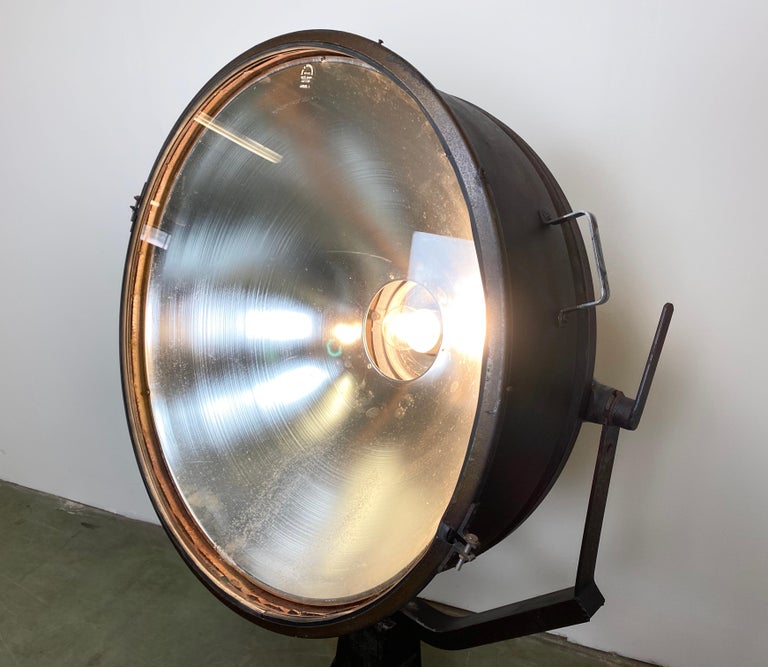 Very Large Industrial Spotlight, 1950s at 1stDibs