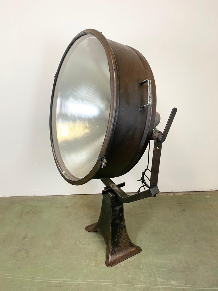 Very Large Industrial Spotlight, 1950s at 1stDibs