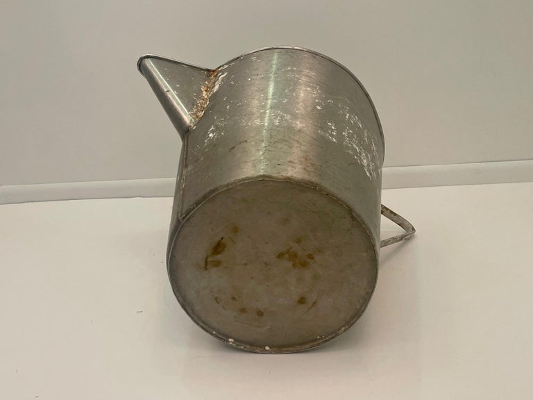 Very Large Industrial Stainless Steel Pitcher Planter For Sale at 1stDibs