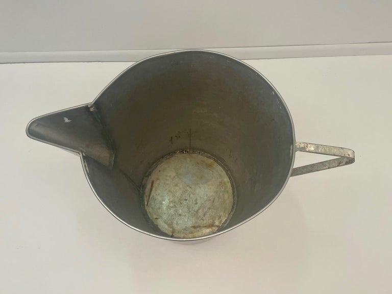 Very Large Industrial Stainless Steel Pitcher Planter For Sale at 1stDibs