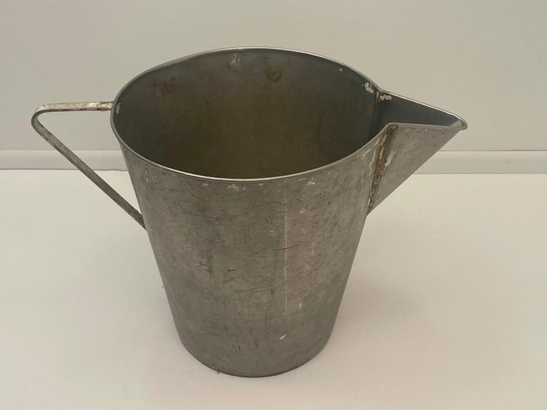 Very Large Industrial Stainless Steel Pitcher Planter For Sale at 1stDibs