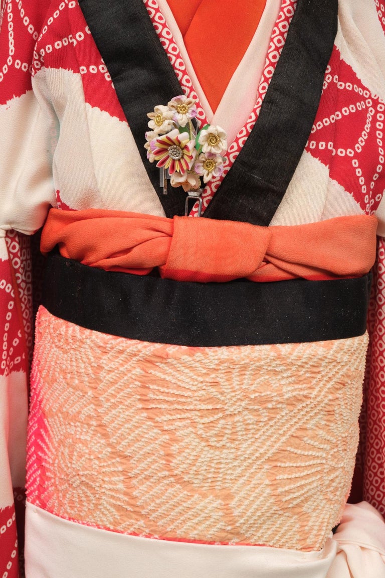 Very large Japanese Bunraku 文楽 Doll of a Beautiful Lady Known as Yaoya ...