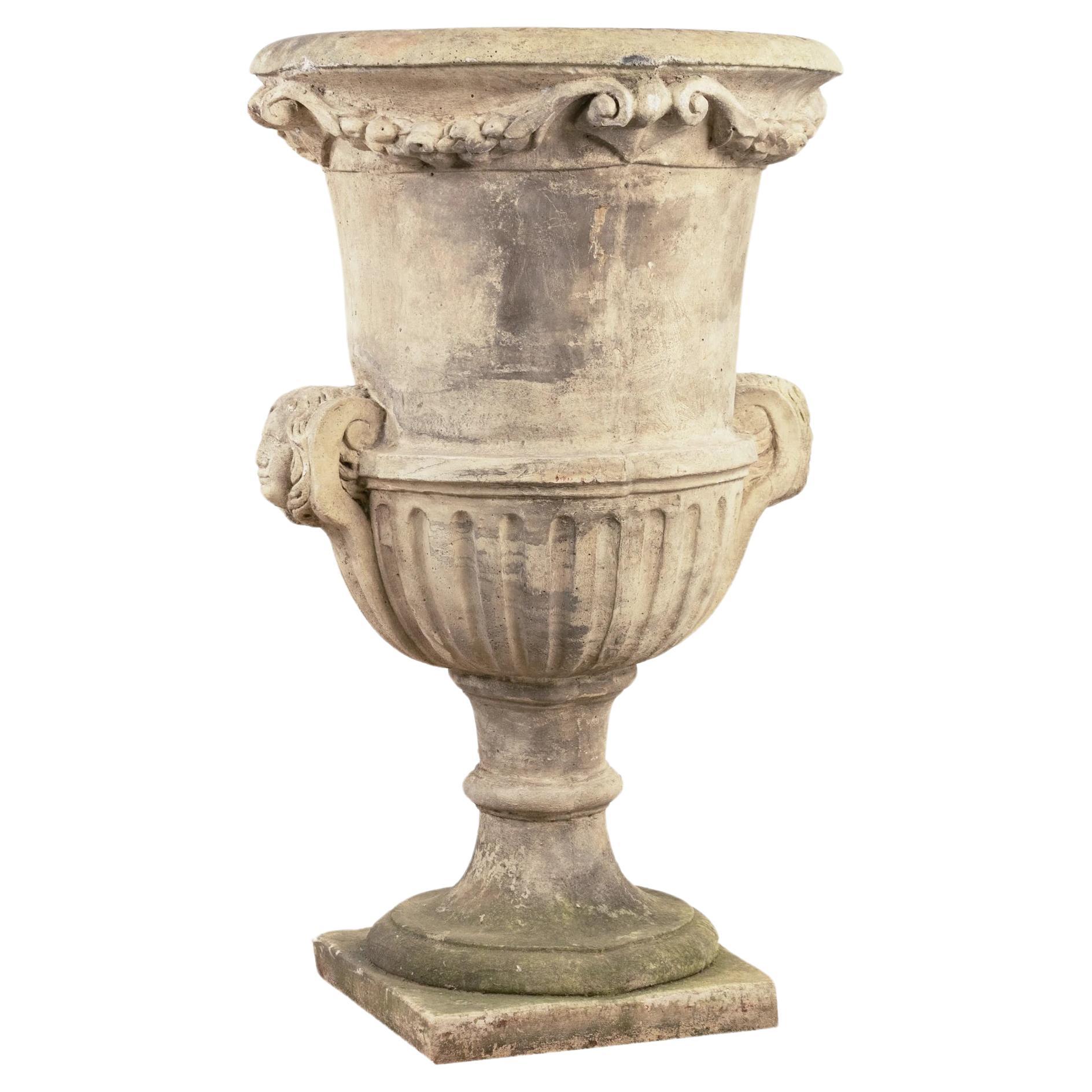Very large Medici garden vase in reconstitued stone France, circa 1950 ...