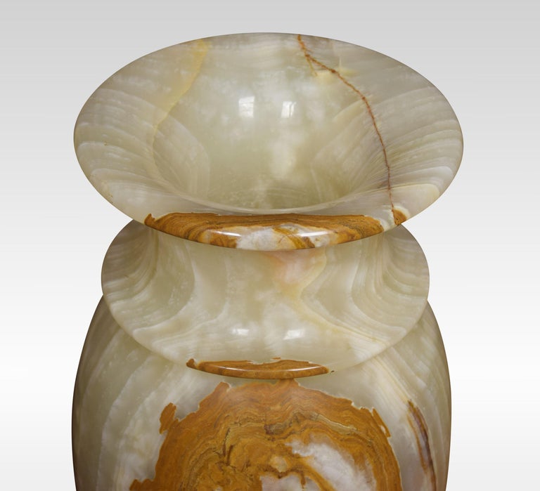 Very Large Pair of Onyx Vases at 1stDibs | onyx vase price, onyx vases ...