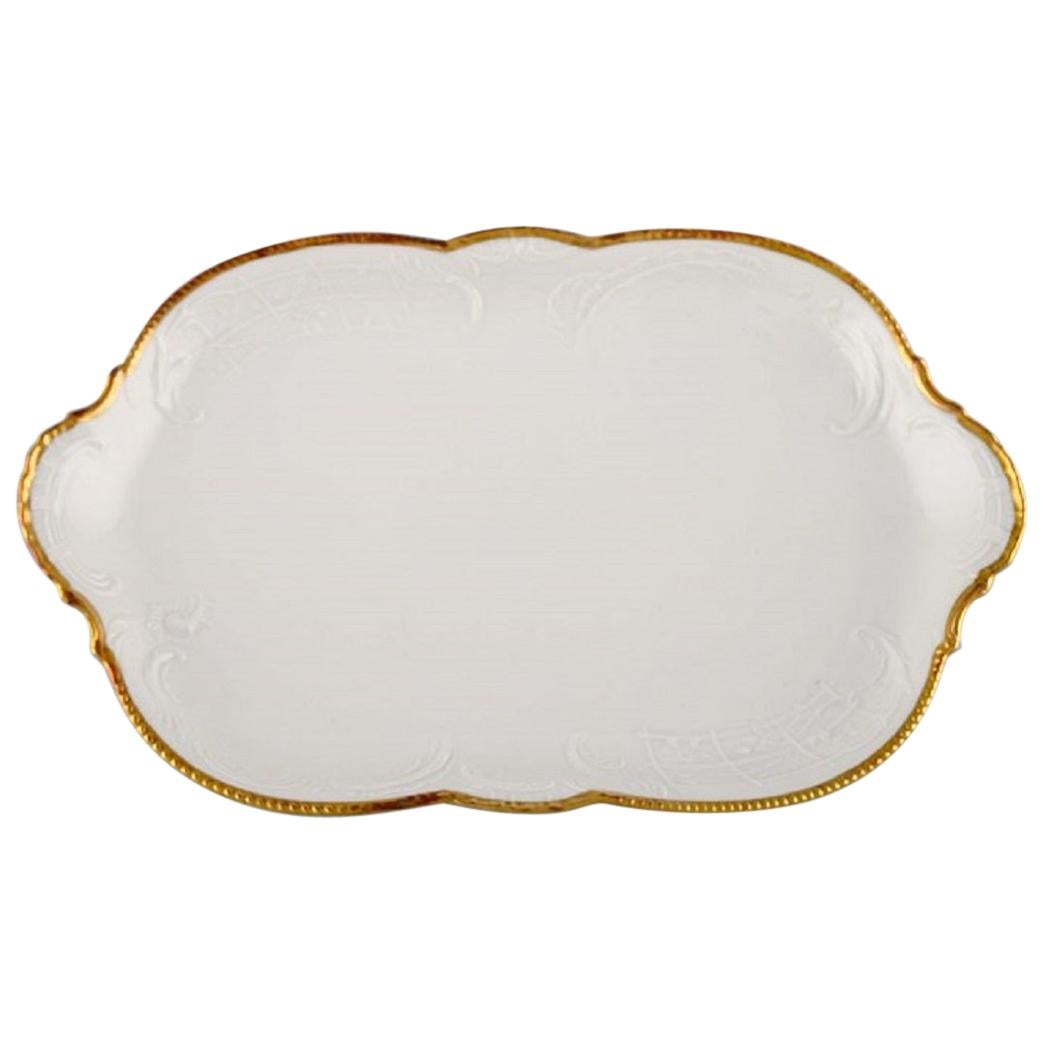 Pair of 20th Century French Faience Porcelain Plates For Sale at 1stDibs