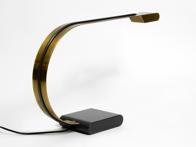 Very Large Unique Italian 1980s Halogen Table Lamp in Postmodern Design ...