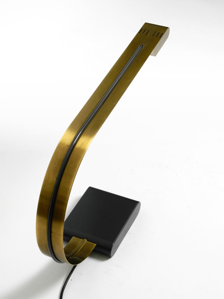 Very Large Unique Italian 1980s Halogen Table Lamp in Postmodern Design ...