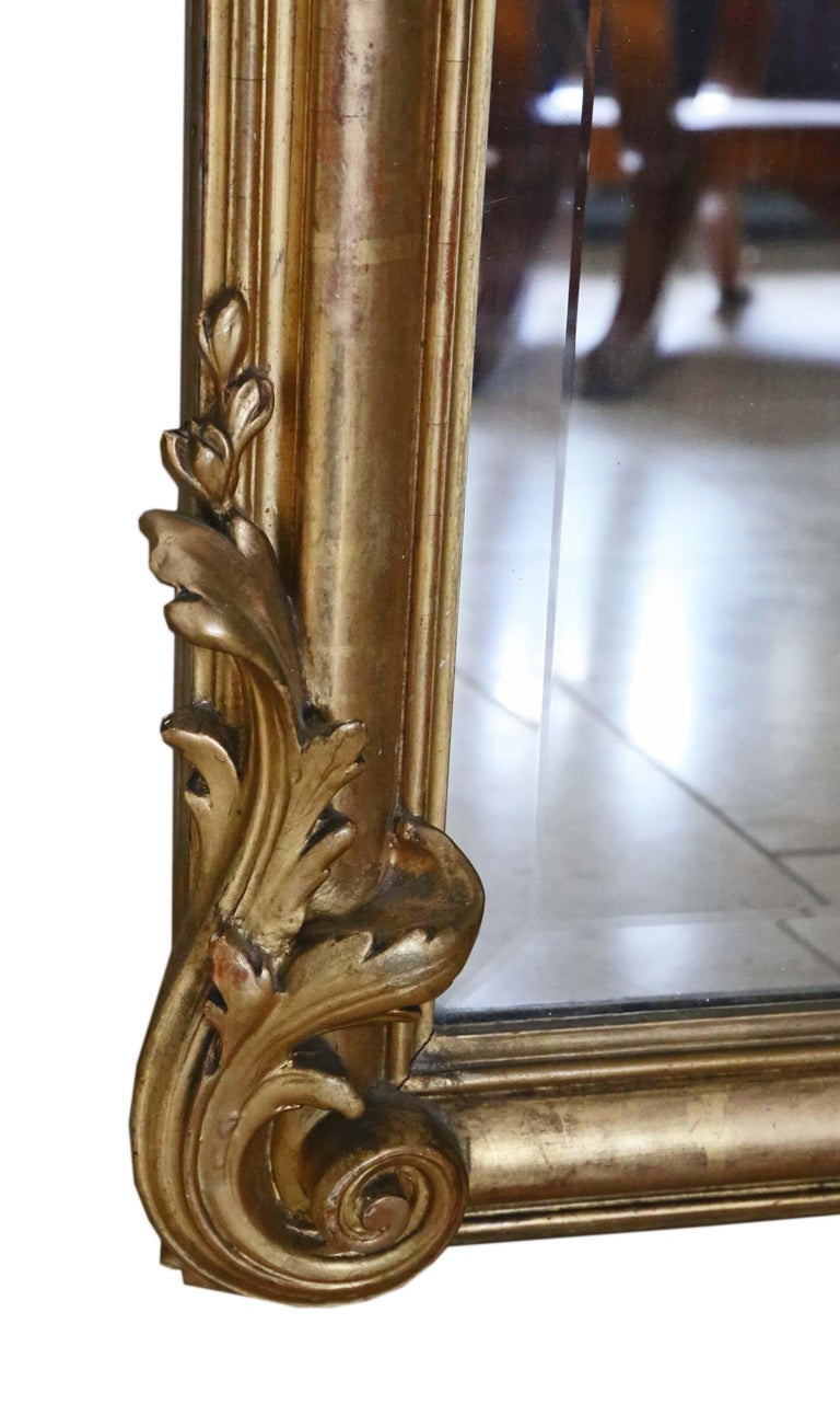 Very Large Victorian Gilt Full Height Wall Mirror, 19th Century at 1stDibs