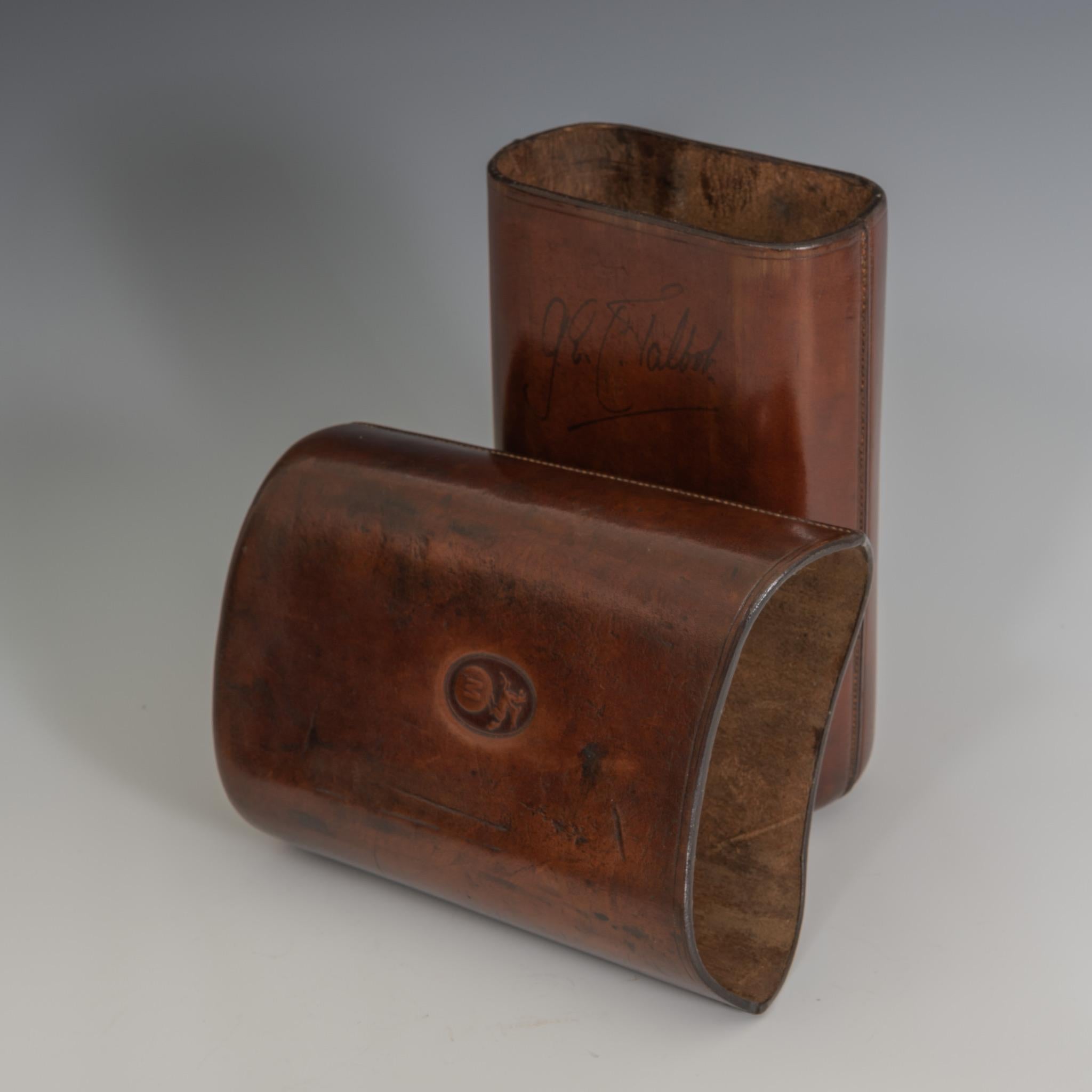 Very Large Victorian Leather Cigar Case, circa 1850 For Sale at 1stDibs