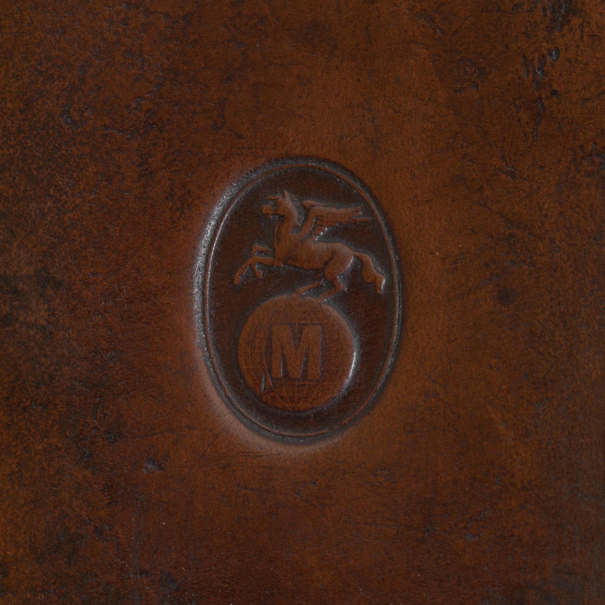 Very Large Victorian Leather Cigar Case, circa 1850 For Sale at 1stDibs