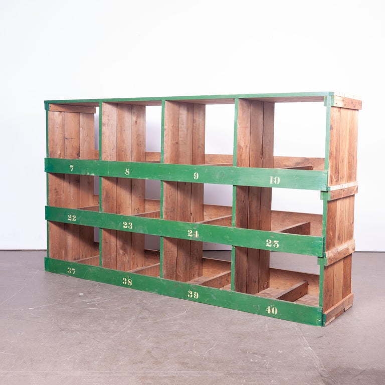 Very Large Victorian Pigeon Hole Unit/Storage/Shelving Unit, 4 Bay at ...