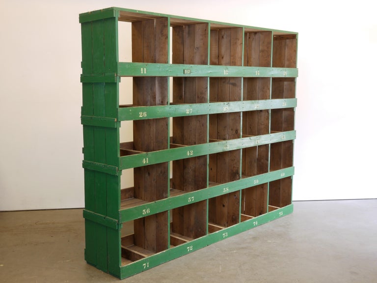 Very Large Victorian Pigeon Hole Unit/Storage/Shelving Unit, 5 Bay at ...