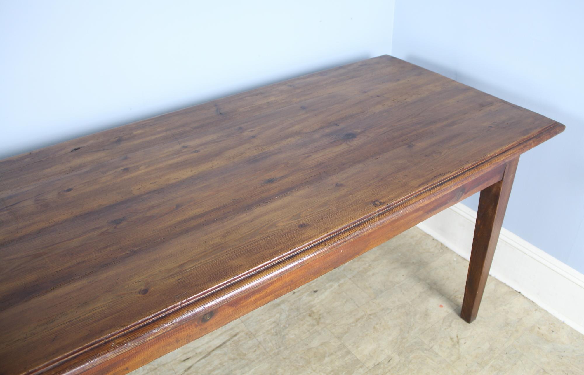 Very Long Antique French Country Pine Farm Table at 1stDibs | long farm ...