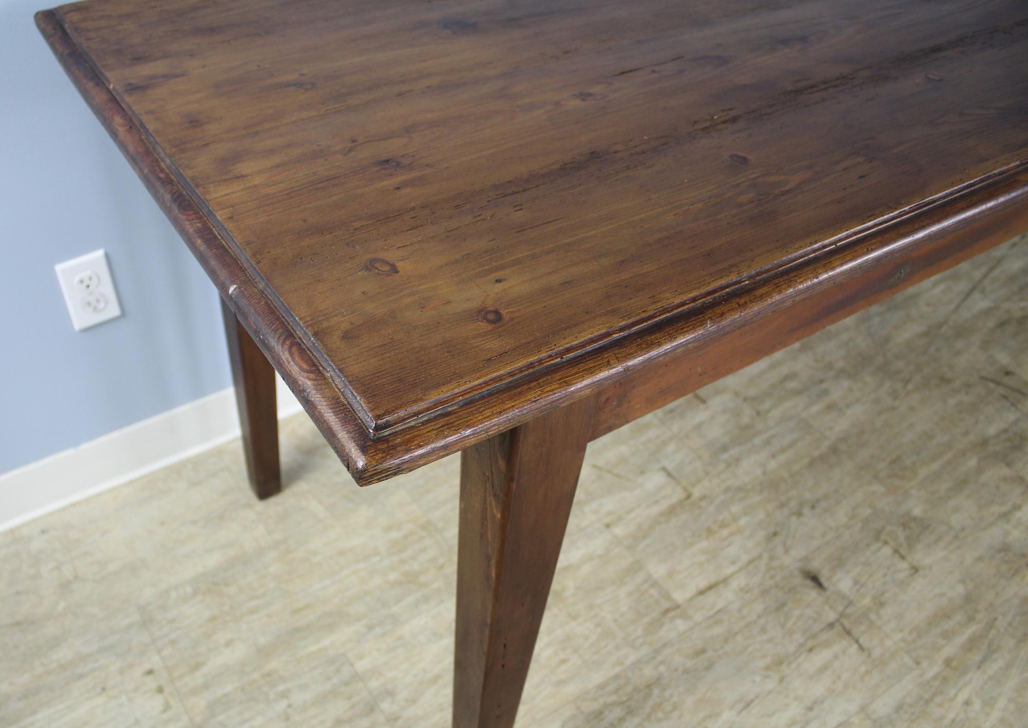 Very Long Antique French Country Pine Farm Table at 1stDibs | long farm ...