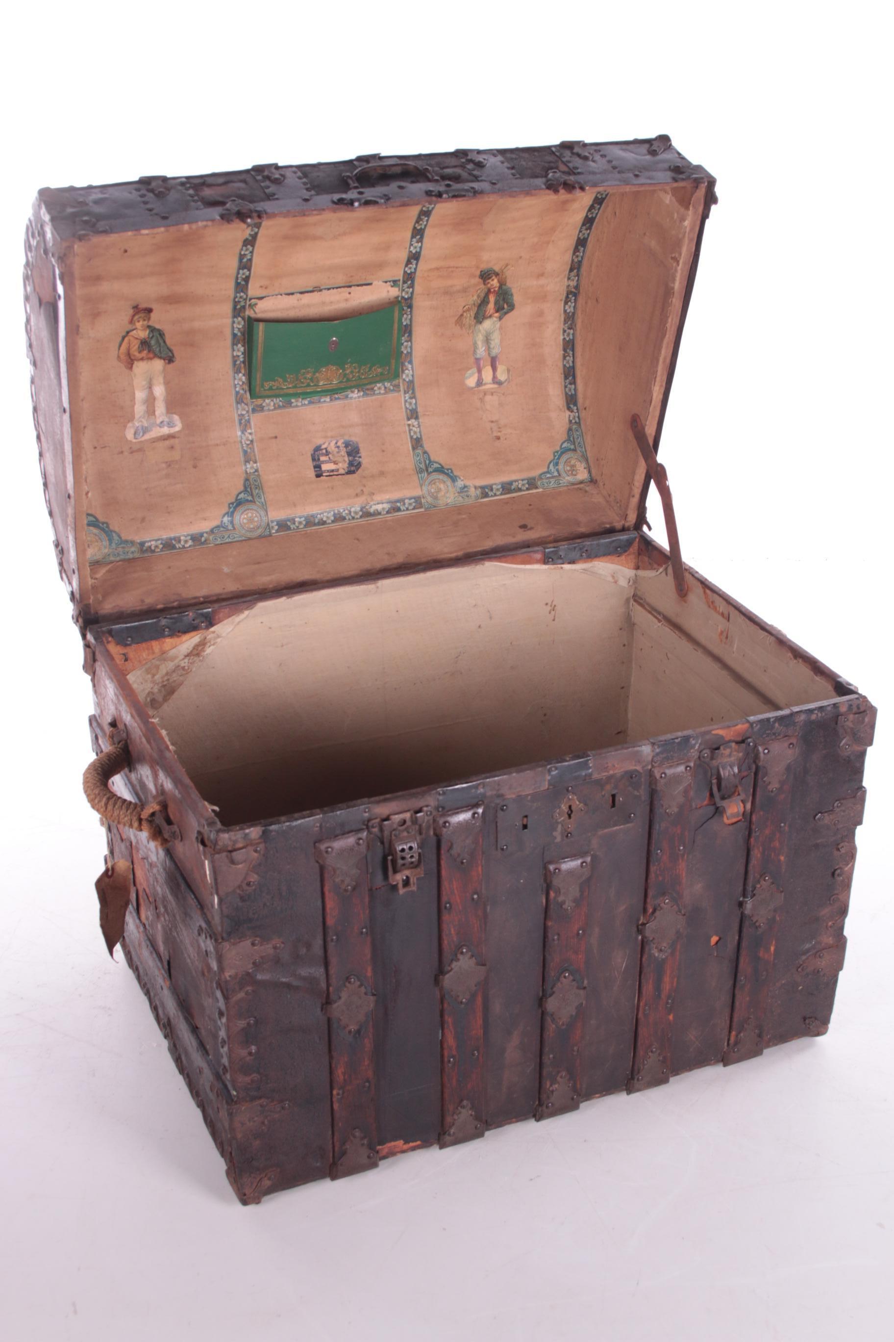 Very Old Trunk from around 1890 Century Henry Pollack Company, Texas at ...