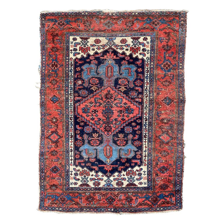 Very Pretty Antique Bijar Rug For Sale at 1stDibs