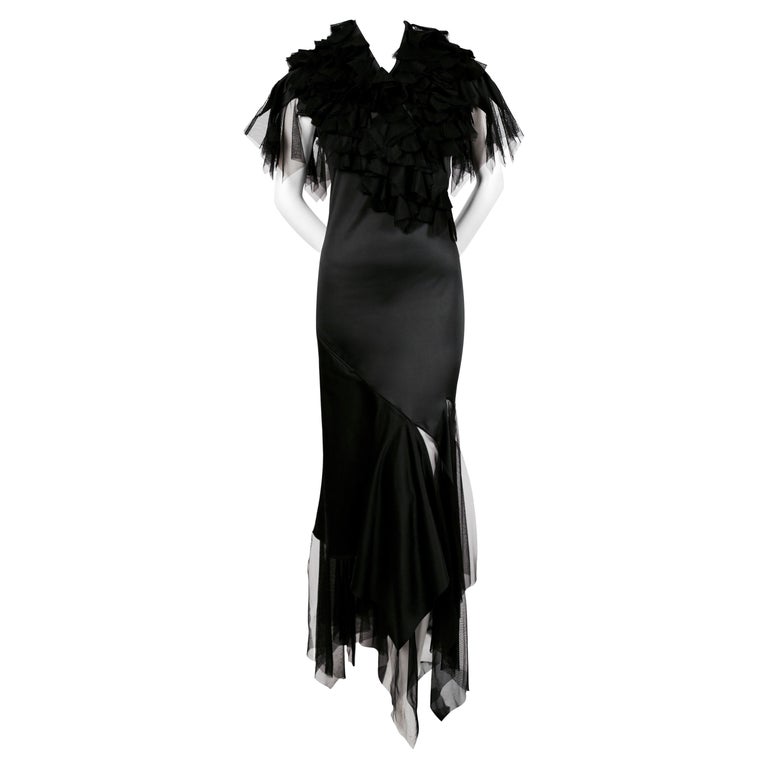 very rare 2001 ALEXANDER MCQUEEN RUNWAY dress with spiral zipper and ...