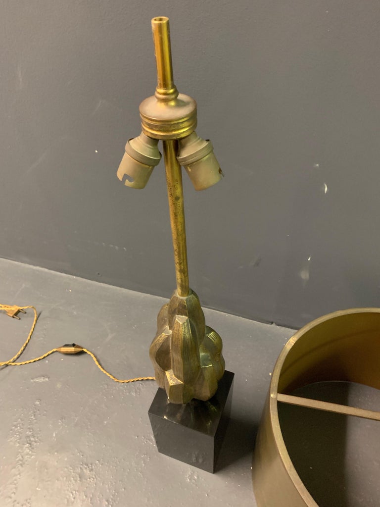 Very Rare Abstract Art Maison Charles Lamp / Signed For Sale at 1stDibs