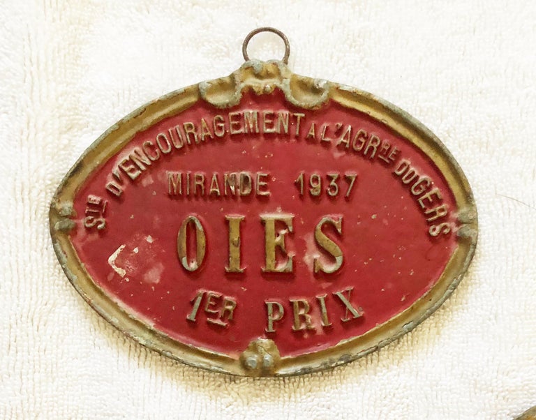 Very Rare Antique Agricultural Awards Plates For Sale at 1stDibs