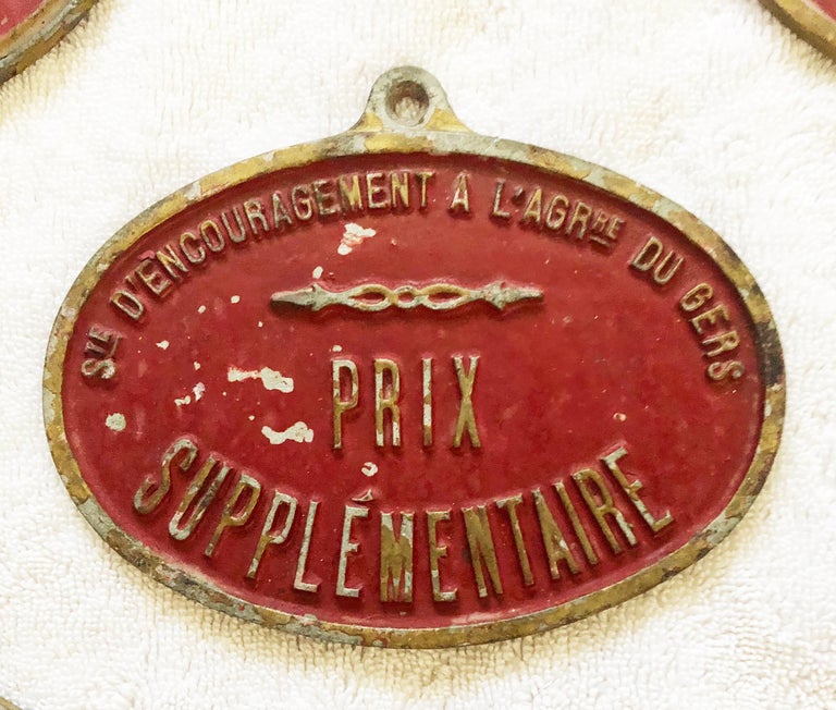 Very Rare Antique Agricultural Awards Plates For Sale at 1stDibs
