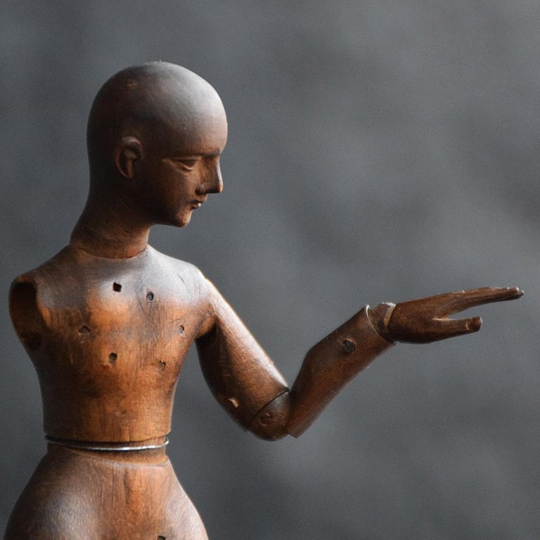 Very Rare Early 19th Century Miniature Artist Lay Figure at 1stDibs