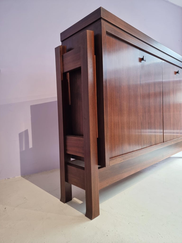 Very Rare Emiel Veranneman Brutalist Stereo Cabinet For Sale at 1stDibs