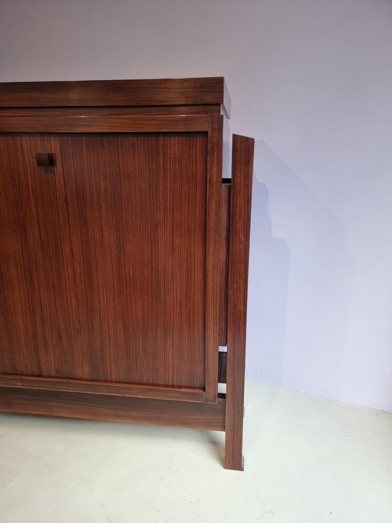 Very Rare Emiel Veranneman Brutalist Stereo Cabinet For Sale at 1stDibs