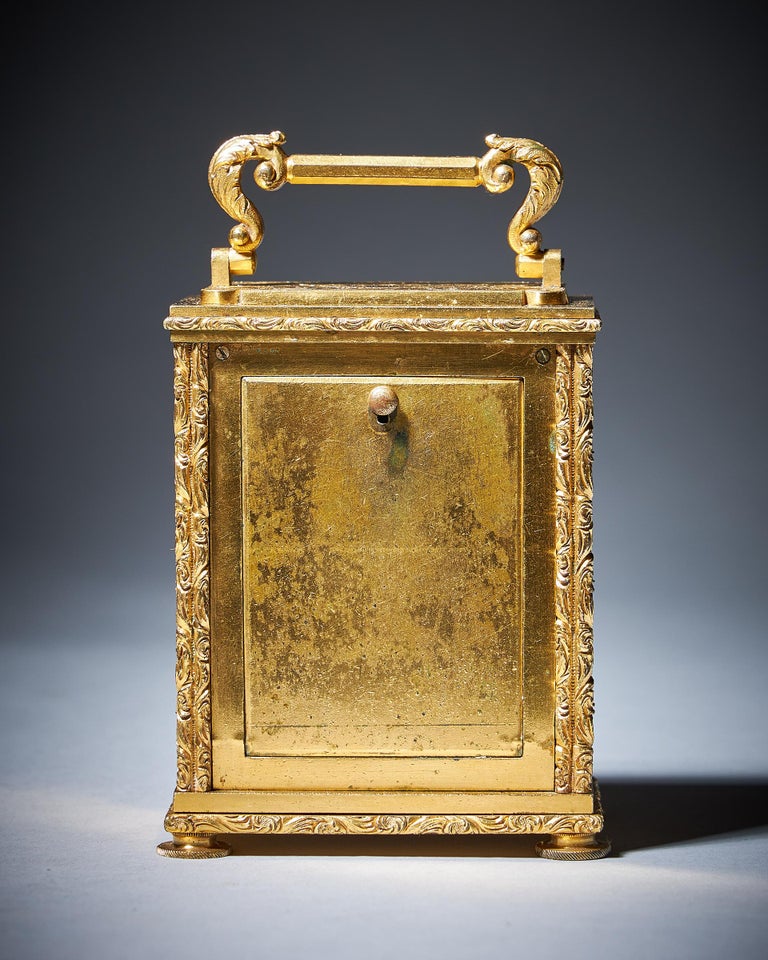 Very Rare English Carriage Clock Signed Brockbank and Atkins London For ...