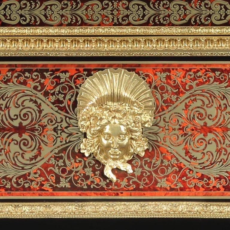 Very Rare French Boulle Marquetry Inlay Cheval Mirror For Sale at 1stDibs