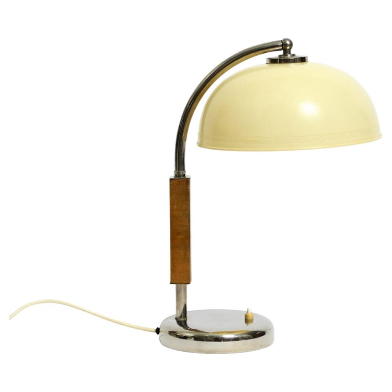 Very Rare Gorgeous 1930s Art Deco Table Lamp with Original Bakelite ...