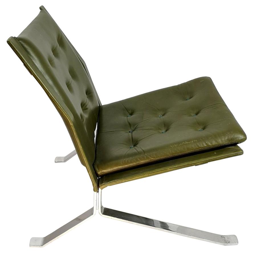 Very Rare Hand Made Steel Design Chair of Designer Tagyi, 1960's For ...