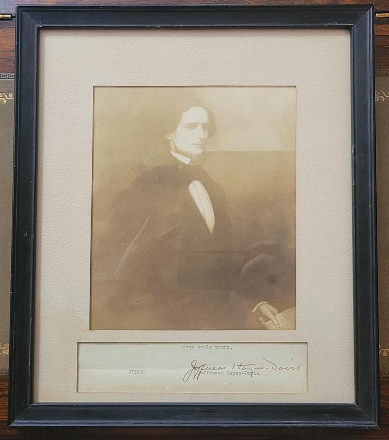 Very Rare Jefferson Davis Portrait Engraving as a Young Man by EW Perry ...