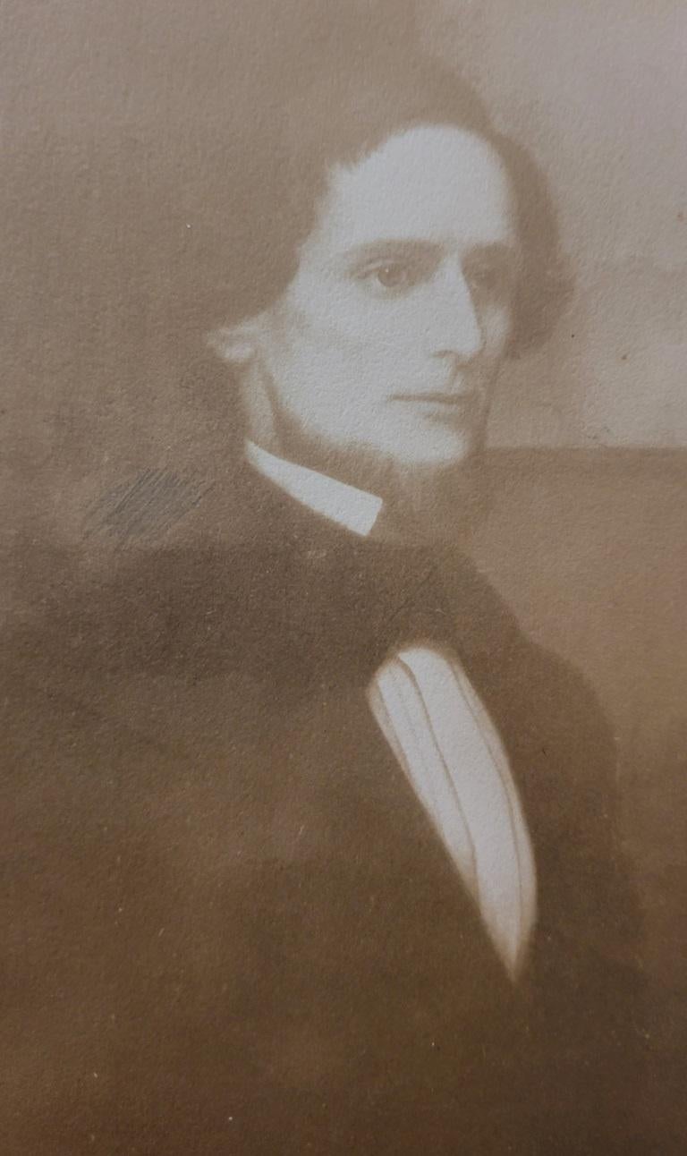 Very Rare Jefferson Davis Portrait Engraving as a Young Man by EW Perry ...