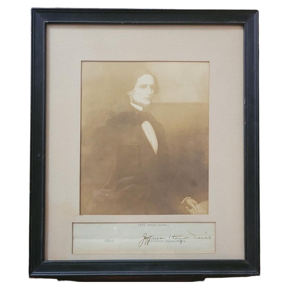Very Rare Jefferson Davis Portrait Engraving as a Young Man by EW Perry ...