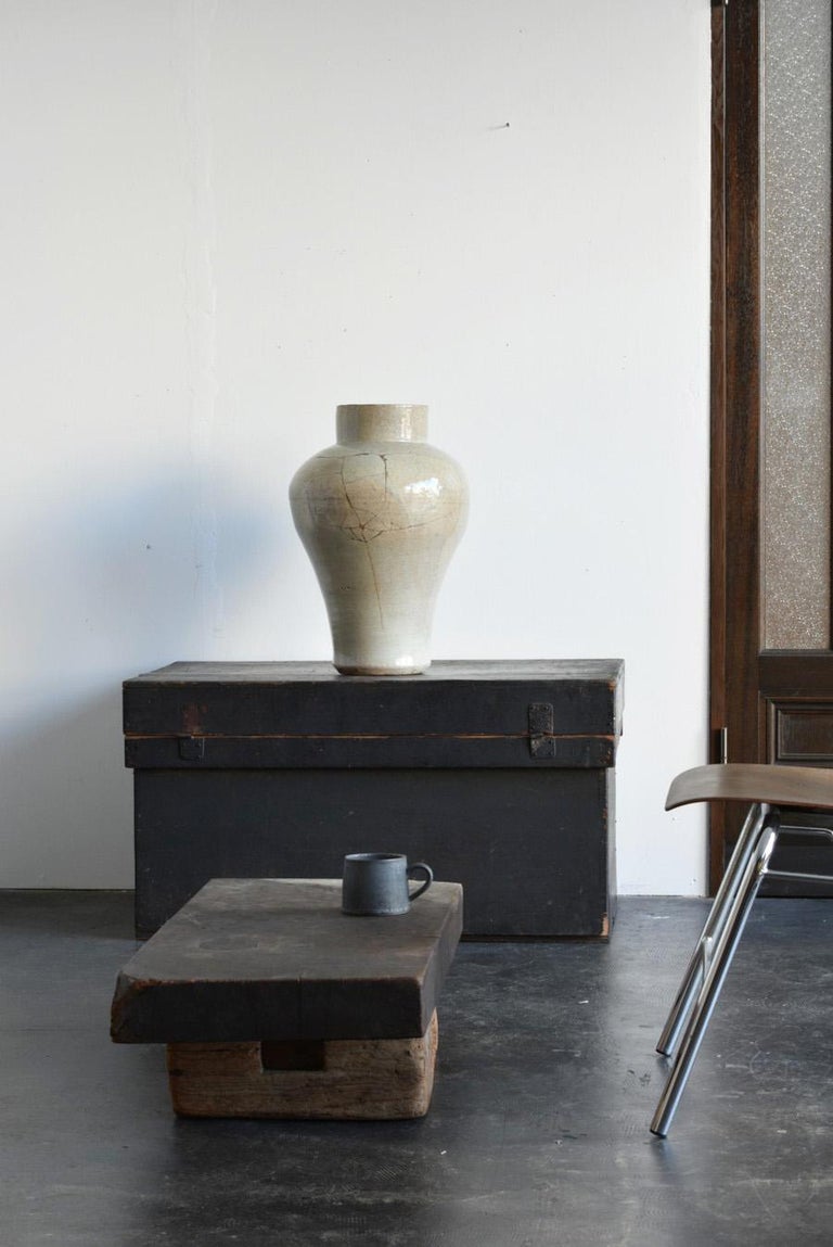 Very Rare Korean Antique White Porcelain Jar / Wasabi-Sabi Vase/Joseon ...