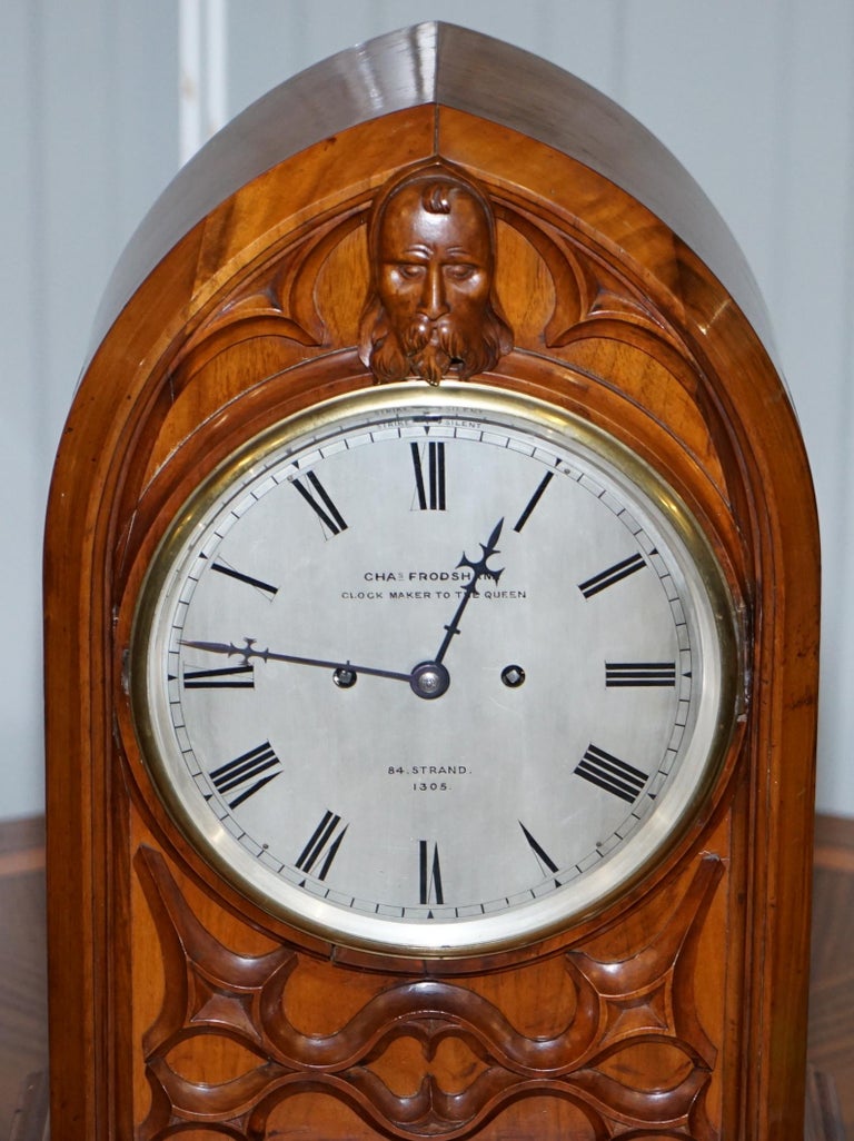 Very Rare Large Gothic Revival Charles Frodsham Clock Maker to Queen ...