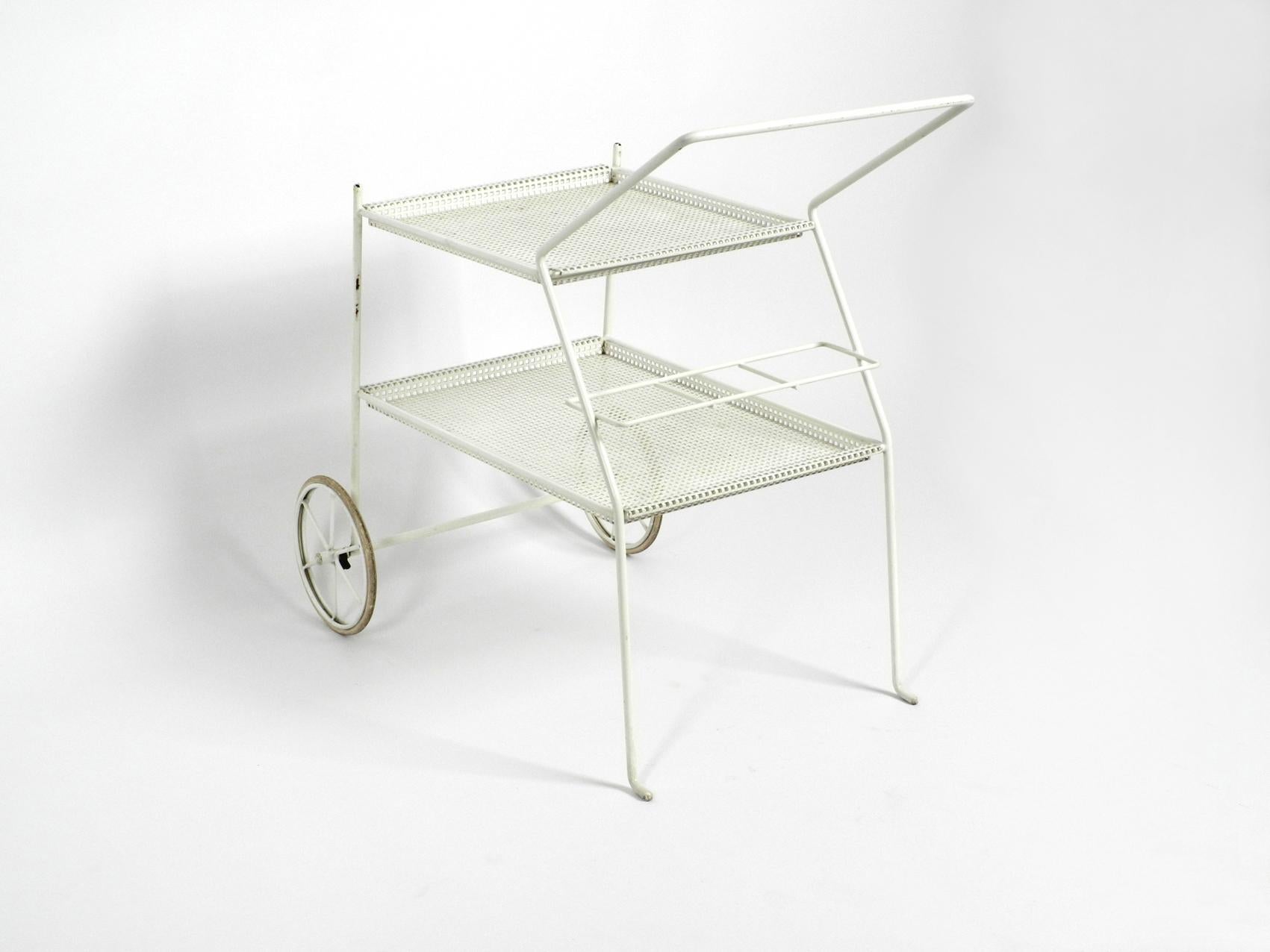 Very Rare Mid-Century Modern Perforated Metal Serving Trolley from ...