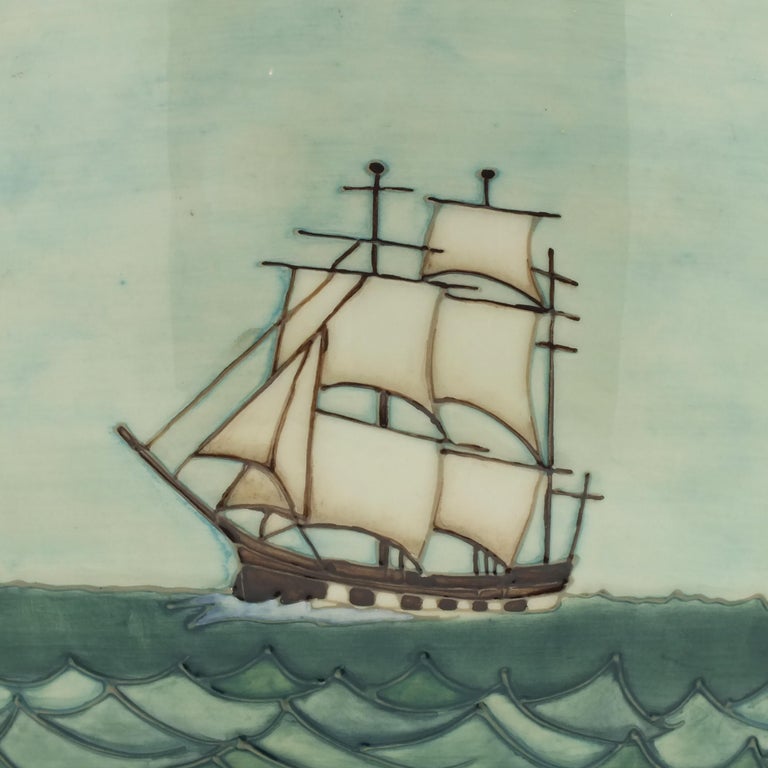 Very Rare Moorcroft 52cm First Fleet HMS Sirius Jar and Cover - Limited ...