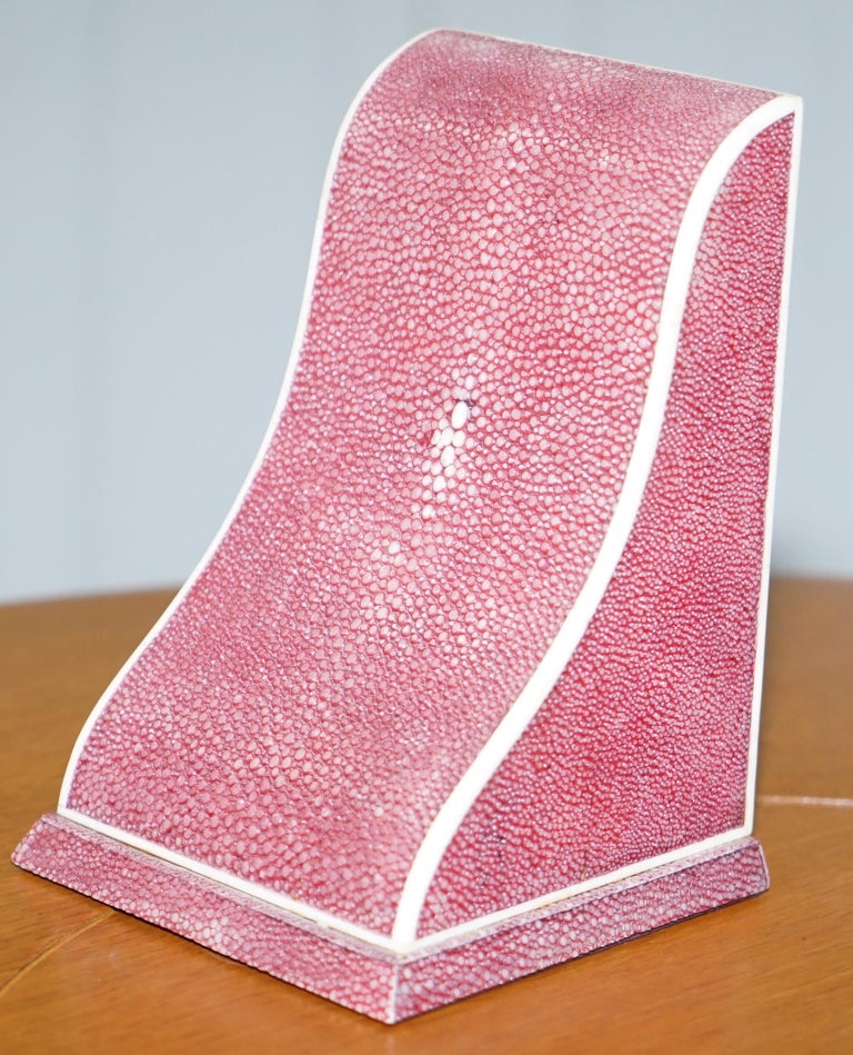 Very Rare Pair of Art Deco 1920s Asprey London Shagreen 'Shark Skin ...