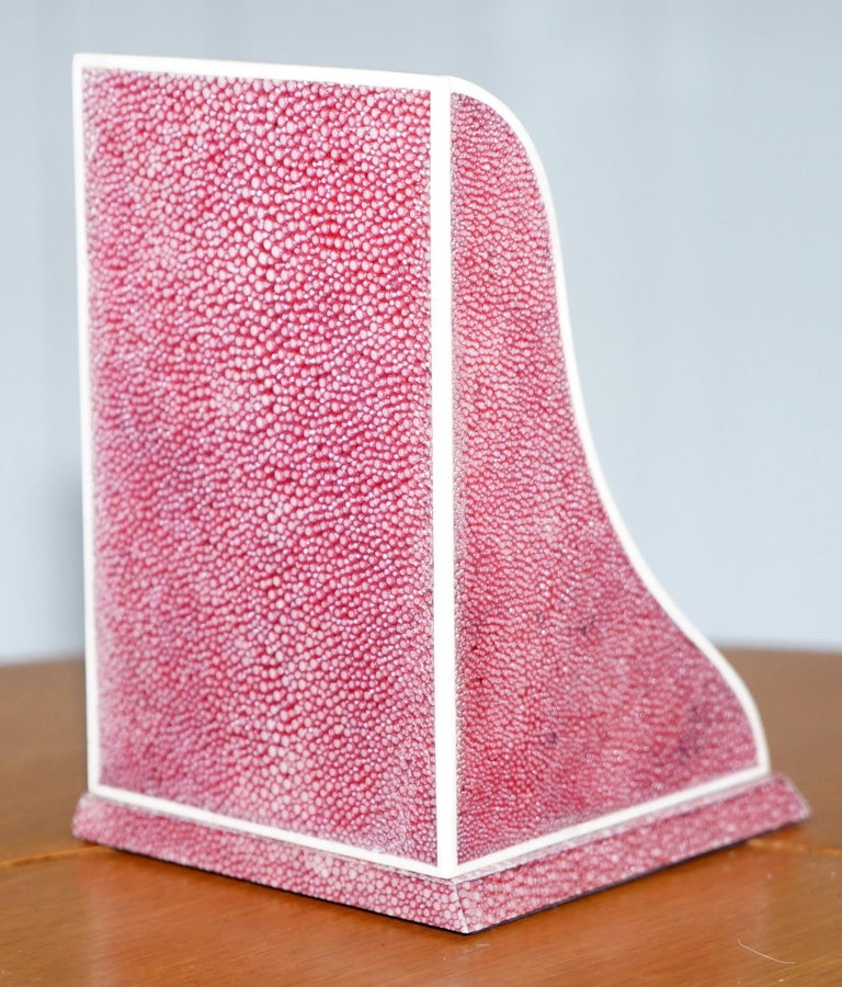 Very Rare Pair of Art Deco 1920s Asprey London Shagreen 'Shark Skin ...