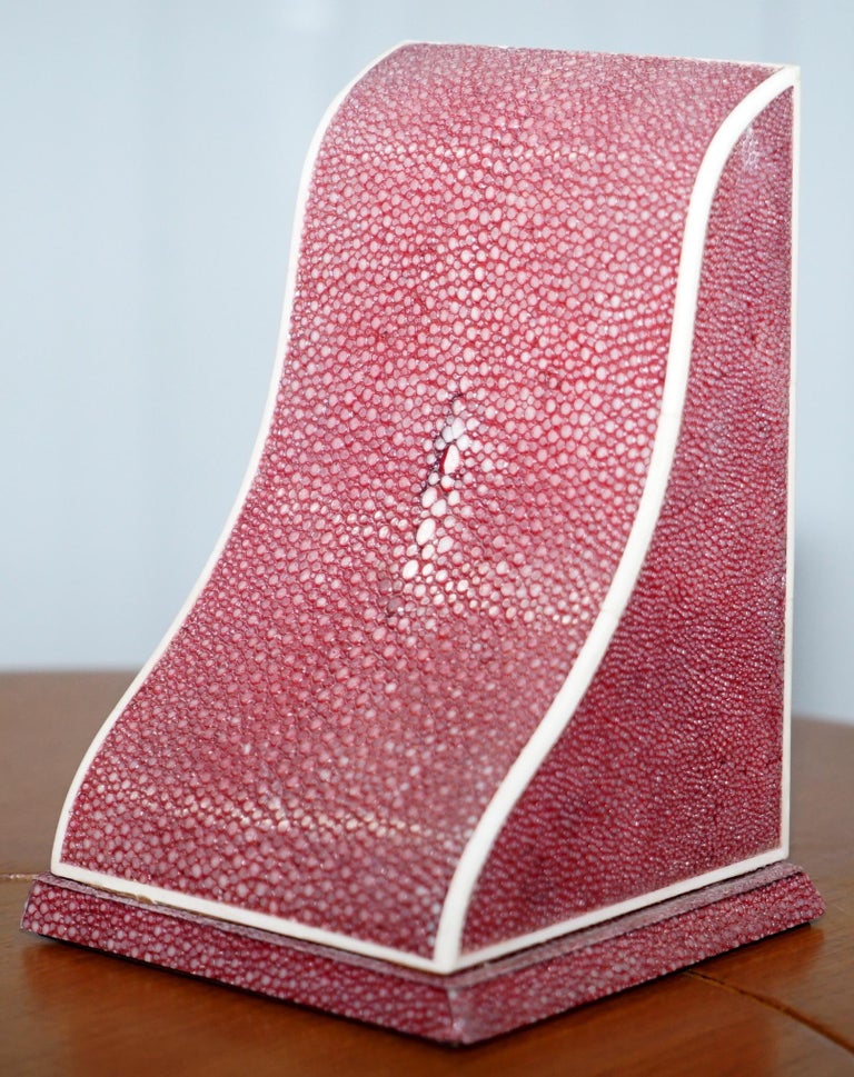 Very Rare Pair of Art Deco 1920s Asprey London Shagreen 'Shark Skin ...