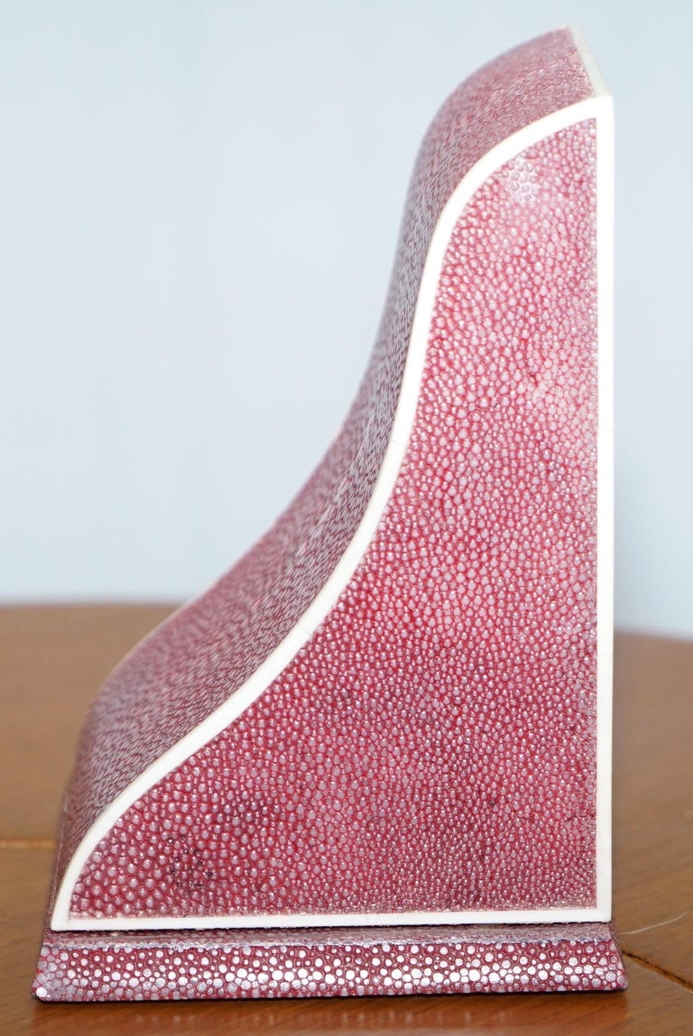 Very Rare Pair of Art Deco 1920s Asprey London Shagreen 'Shark Skin ...