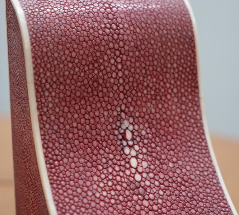 Very Rare Pair of Art Deco 1920s Asprey London Shagreen 'Shark Skin ...