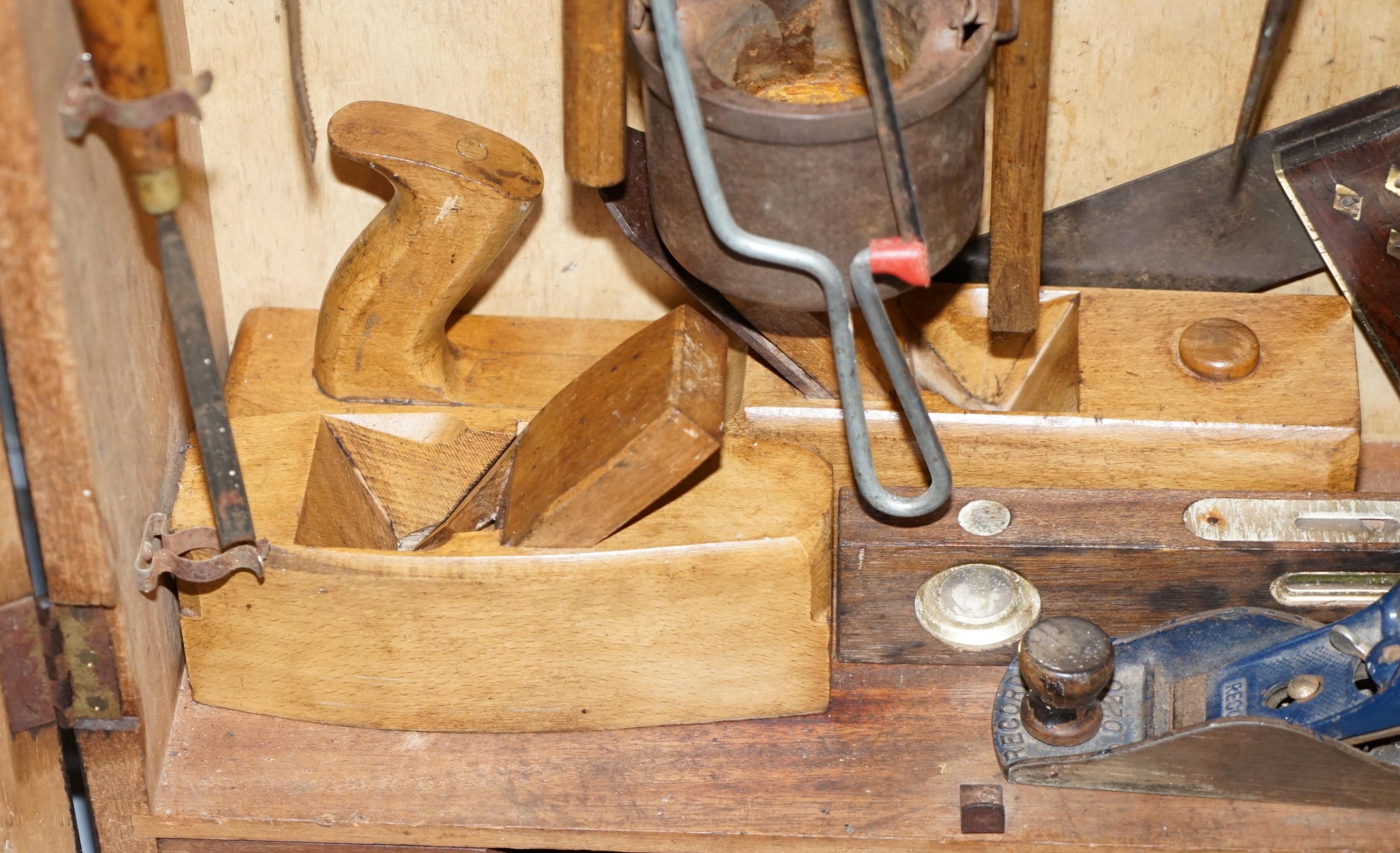 Very Rare Salmen Master Brand circa 1940s Carpenters Tool Cabinet and ...