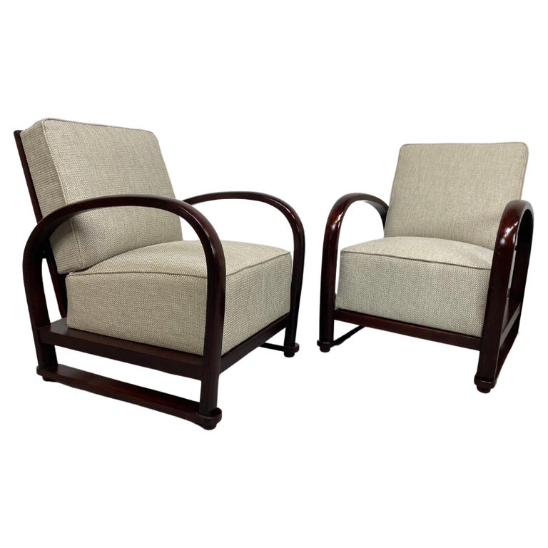 Very Rare Secession Armchairs in Style of Wiener Werkstatte by Pancota ...
