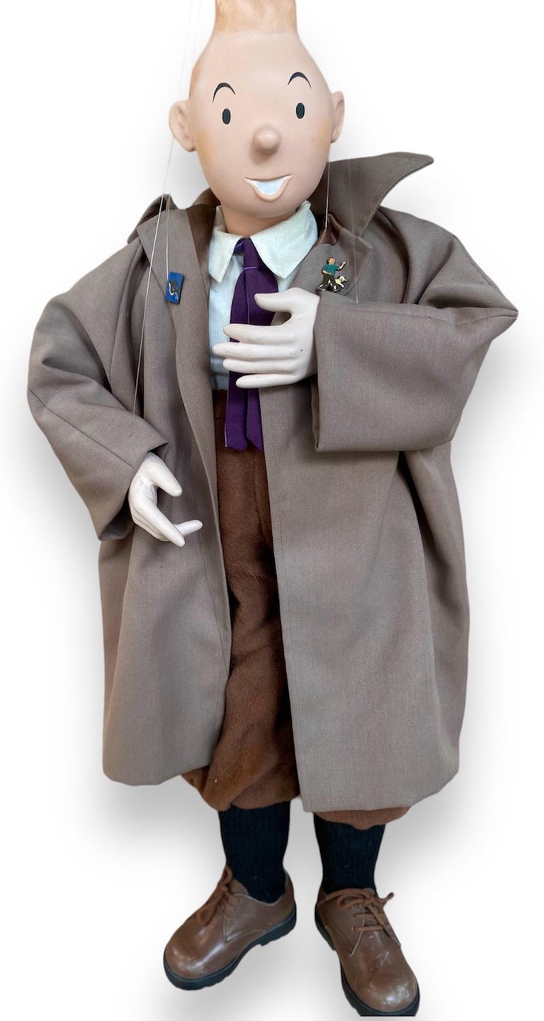 Very Rare Tintin Puppet Hergé, Georges Remi Dit For Sale at 1stDibs