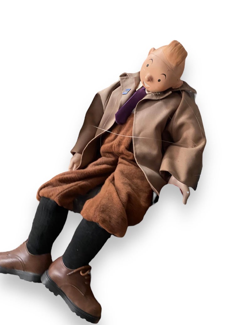 Very Rare Tintin Puppet Hergé, Georges Remi Dit For Sale at 1stDibs